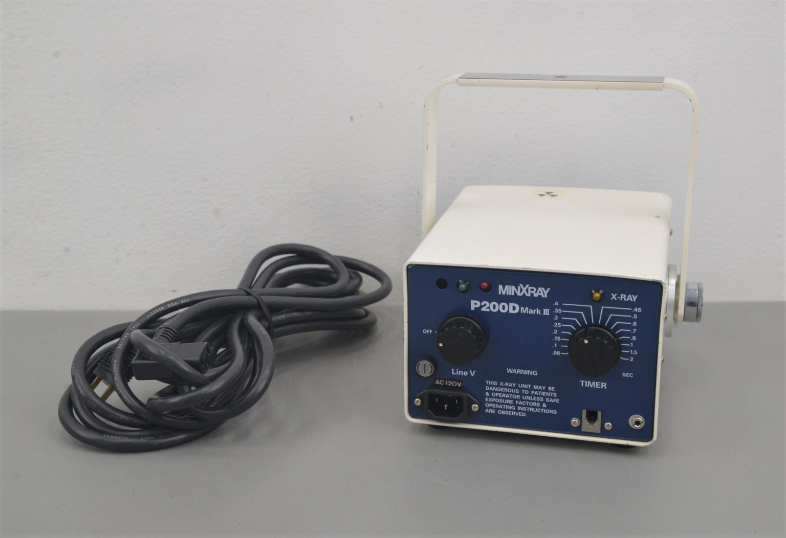 MinXRay P200D Mark III Portable Dental X-Ray Unit w/ X-Ray Tube D-082B ...