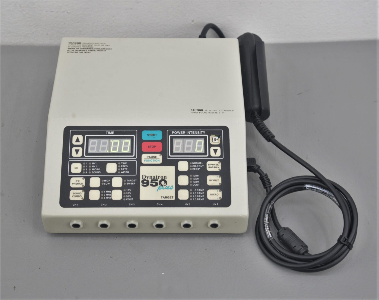 Dynatronics D950 Plus Ultrasound Generator DRF-100 w/ Probe Applicator ...