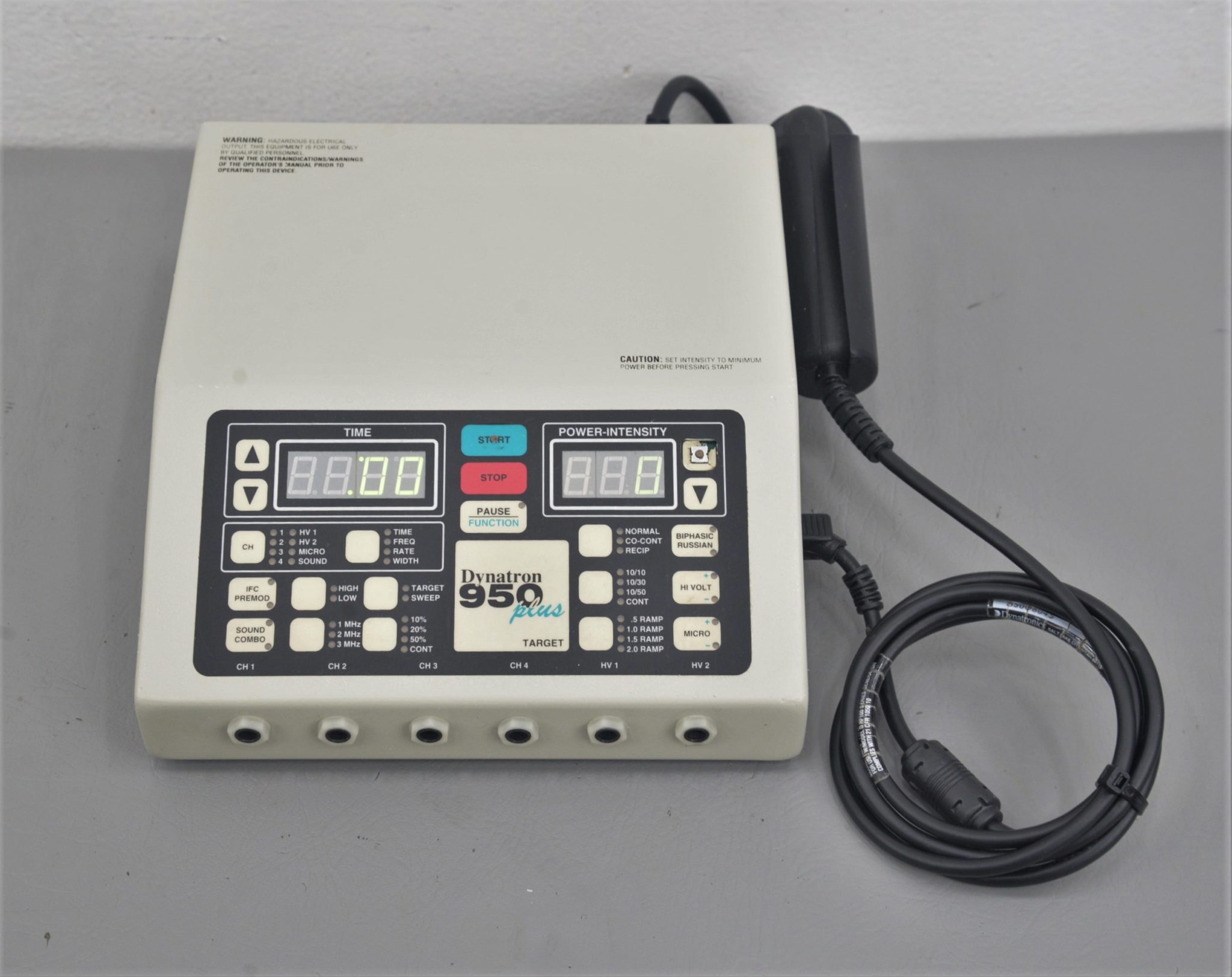 Dynatronics D950 Plus Ultrasound Generator DRF-100 w/ Probe Applicator ...
