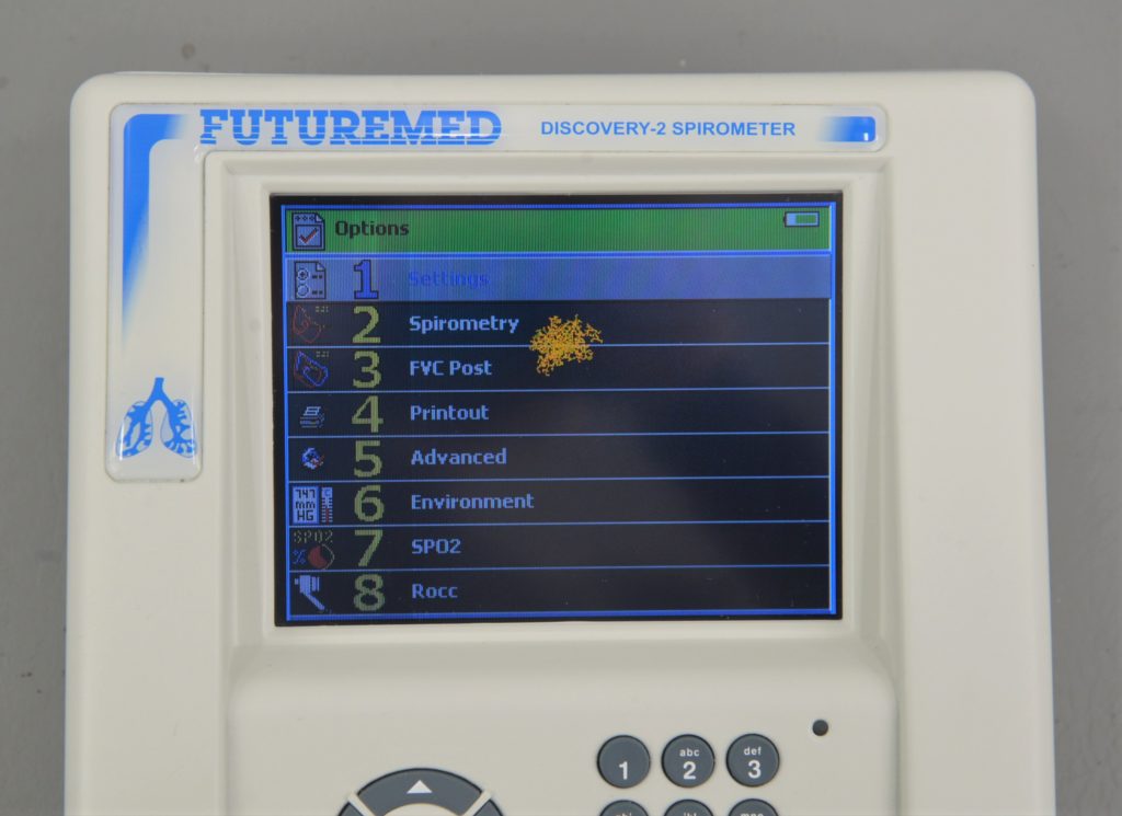 FutureMed Discovery-2 Portable Diagnostic Spirometer V1.9 System D2-35000 – Rhino Trade LLC