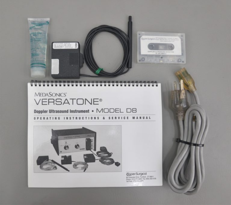MedaSonics D8 Versatone w/ Option 01 Doppler Ultrasound Instrument 101 ...
