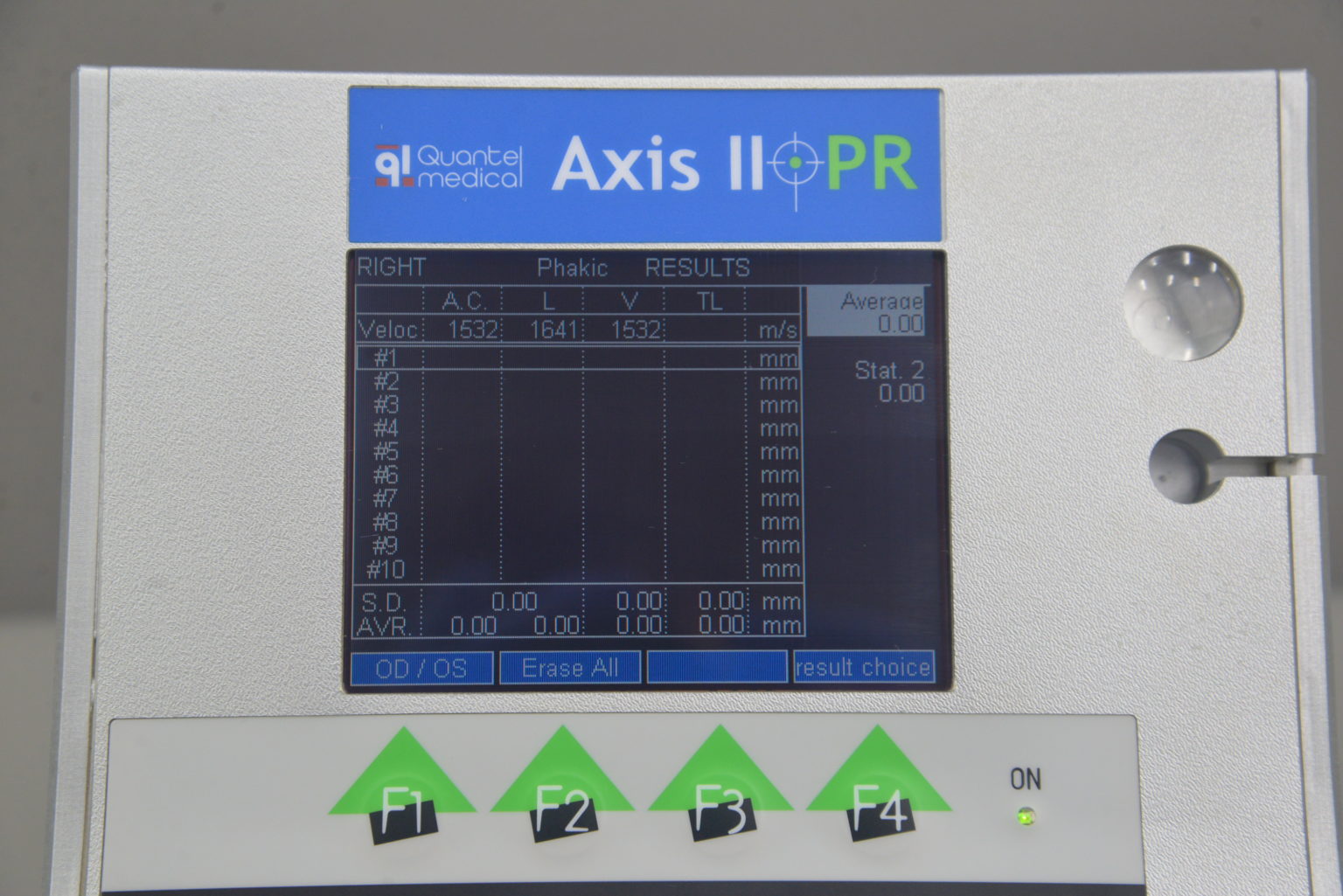 Quantel Medical Axis II PR Echograph Ultrasound A Mode Biometry and ...