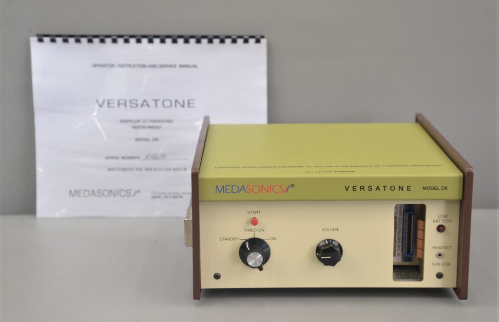 MedaSonics D8 Versatone w/ Option 01 Doppler Ultrasound Instrument ...