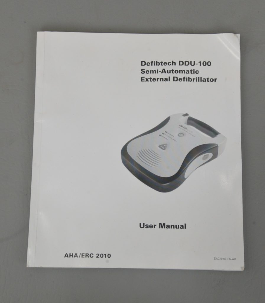 Defibtech Life Line DDU-100 Semi-Automatic Defibrillator w/ Pads & Case ...