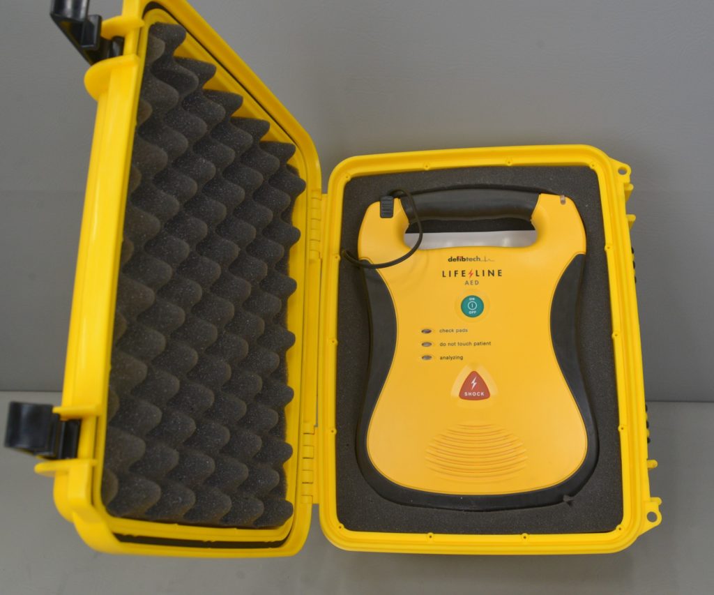 Defibtech Life Line DDU-100 Semi-Automatic Defibrillator w/ Pads & Case ...