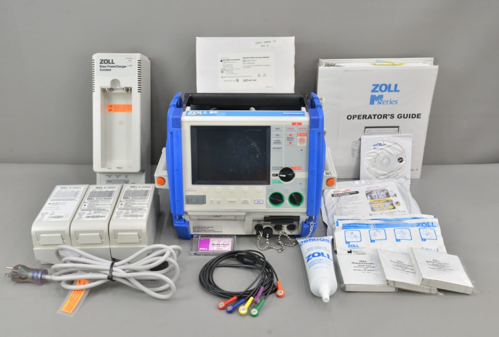 Zoll M-Series CCT Biphasic 200J Defibrillator Monitor ECG Masimo SpO2 ...