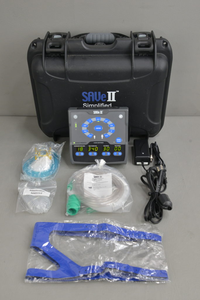 AutoMedx SAVe II Simplified Automated Ventilator w/ Case & Accessories ...