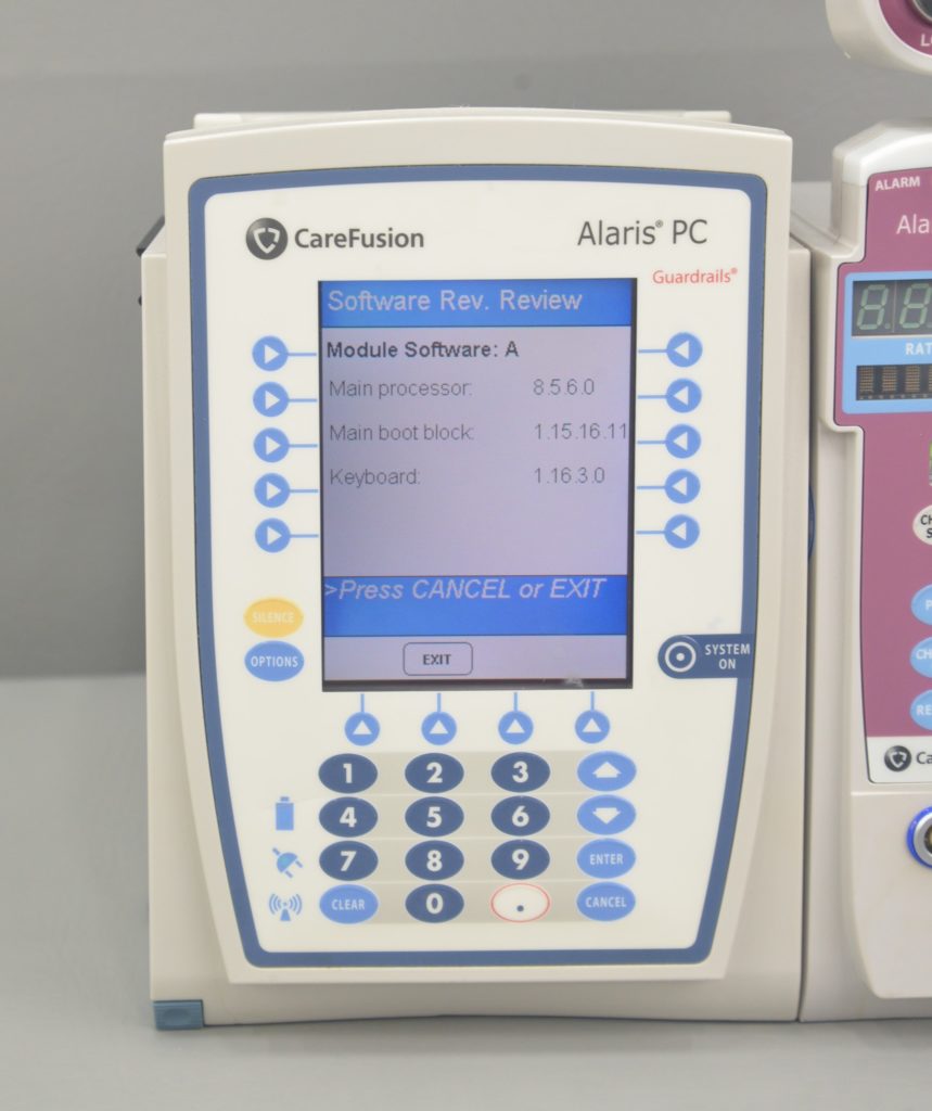 CareFusion Alaris PC Guardrails 8015 Infusion Pump Control Unit REF ...