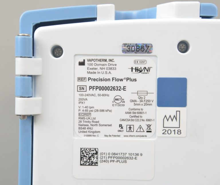 Vapotherm Precision Flow Plus Meter Humidifier with Hoses – Rhino Trade LLC