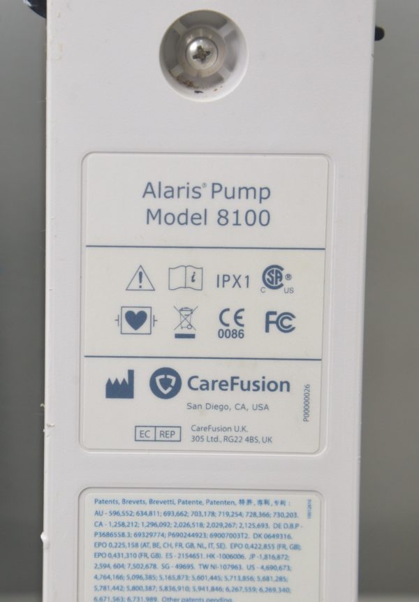 Lot of 3 CareFusion Alaris Pump 8100 Series Infusion Pump Module ...