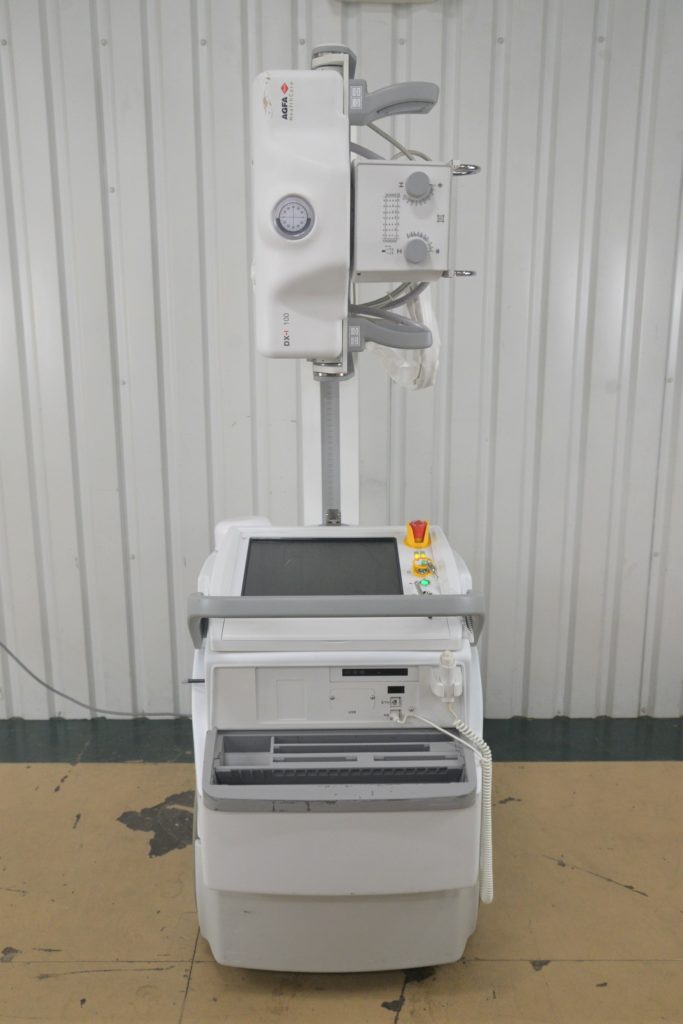 AGFA DX-D100 Type 5411/050 Portable X-Ray System w/ PAG PDR70C Grid ...