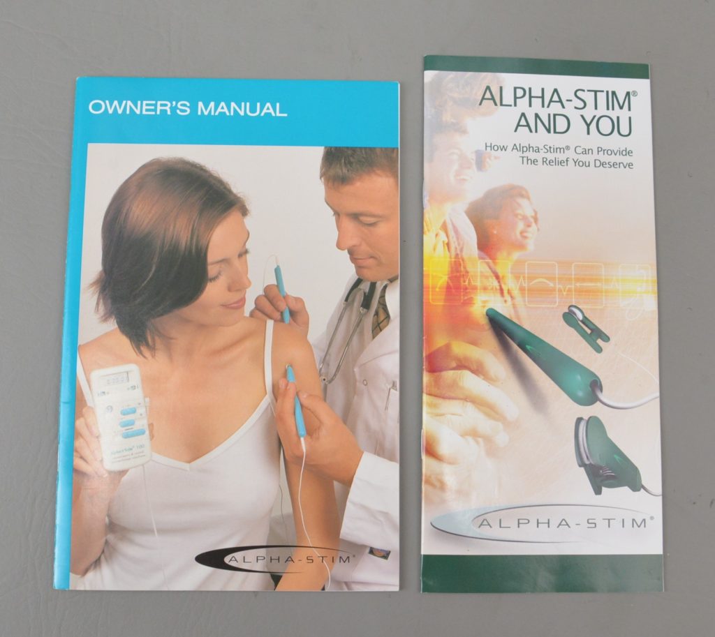 ALPHA-STIM 100 MicroCurrent and Cranial Electrotherapy Stimulator Kit ...