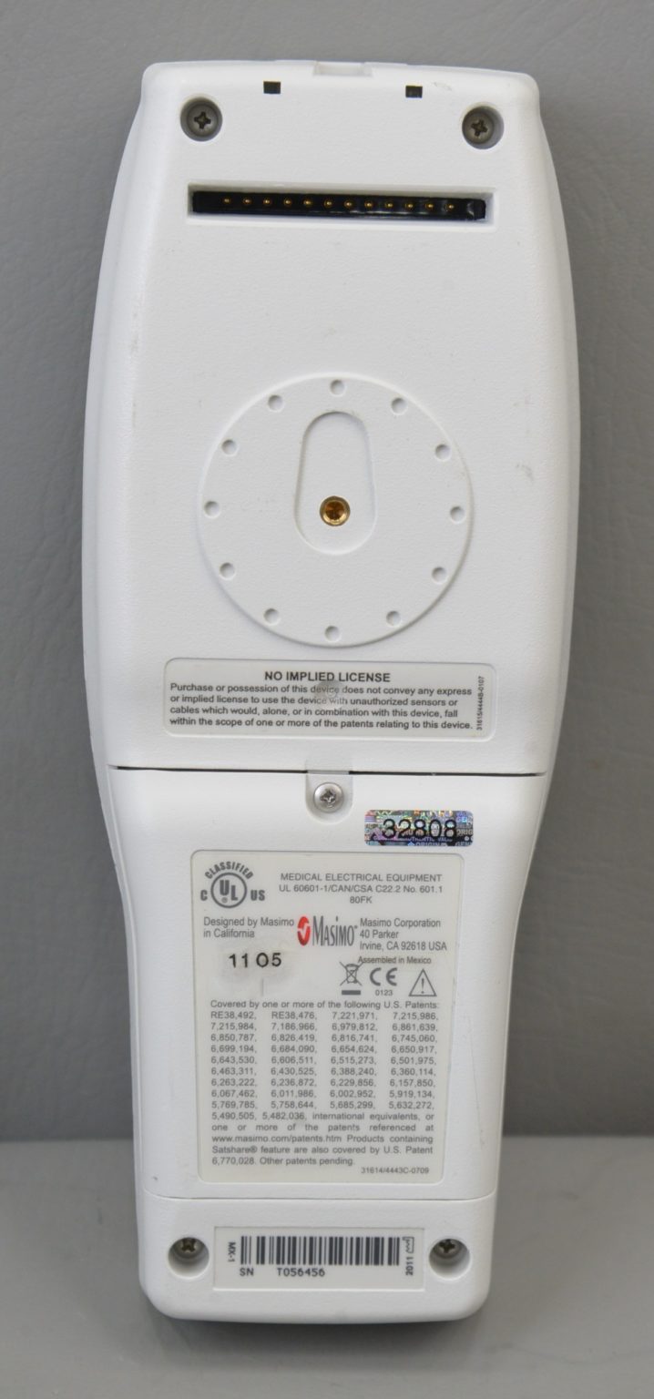 Masimo Radical-7 Rainbow Touch Screen Signal Oximeter and RDS-1 Docking ...