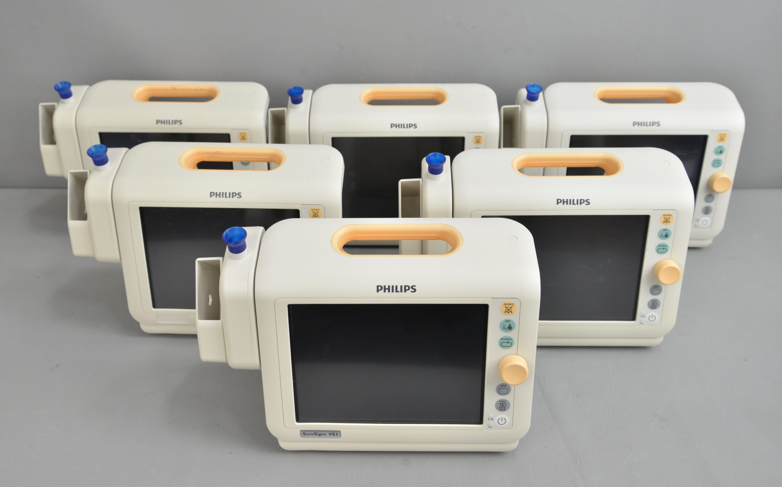 Lot of 6 Philips SureSigns VS3 REF 863073 N.I.B.P. S.p.O.2. Temp ...