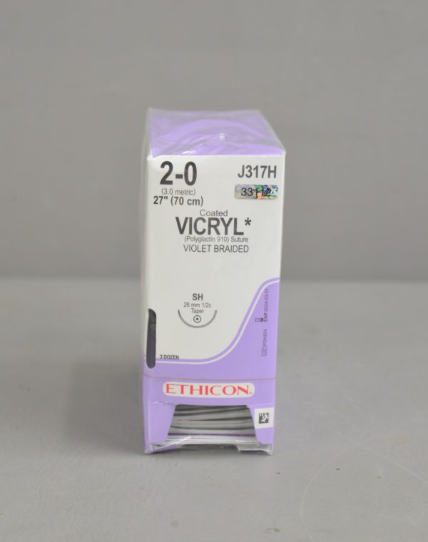 Box of 3 Dozen J&J Ethicon VICRYL 2-0 J317H – Rhino Trade LLC