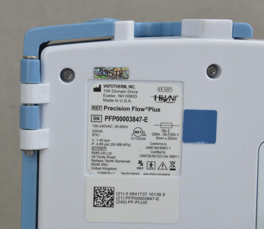 Vapotherm Precision Flow Plus Meter Humidifier – Rhino Trade LLC