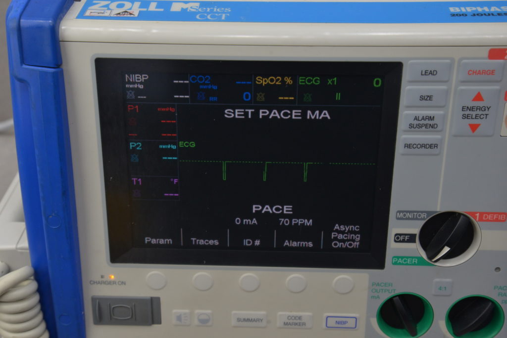 Zoll M Series CCT Biphasic 8000-0851-30 Defibrillator Monitor-Recorder ...