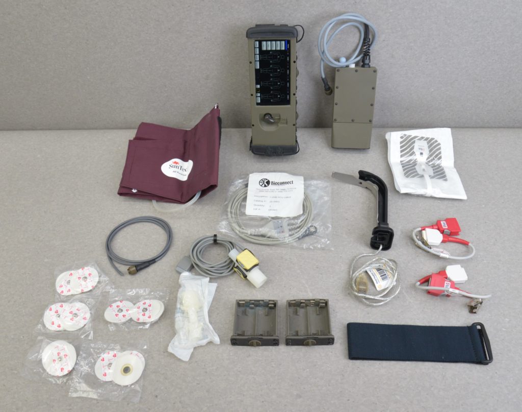Integrated Field Medical Kit, Cedar, & NiBP Units W/ SpO2, 3-Lead ECG ...