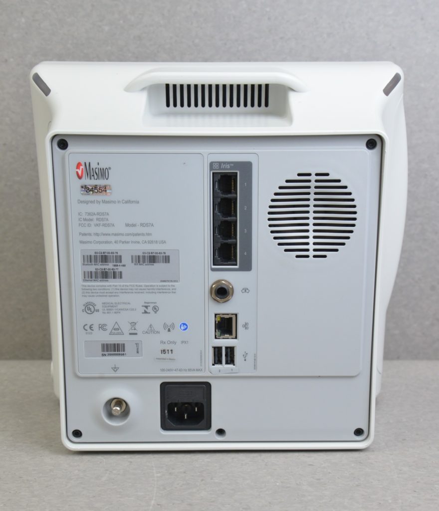 Masimo RDS7A Root Platform Patient Monitor W/ Masimo Radical-7 Touch ...