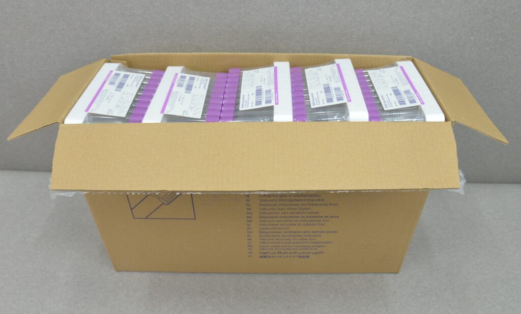 1000Pcs (10×100) BD Vacutainer K2 EDTA (K2E) 10mL Plus Blood Collection ...