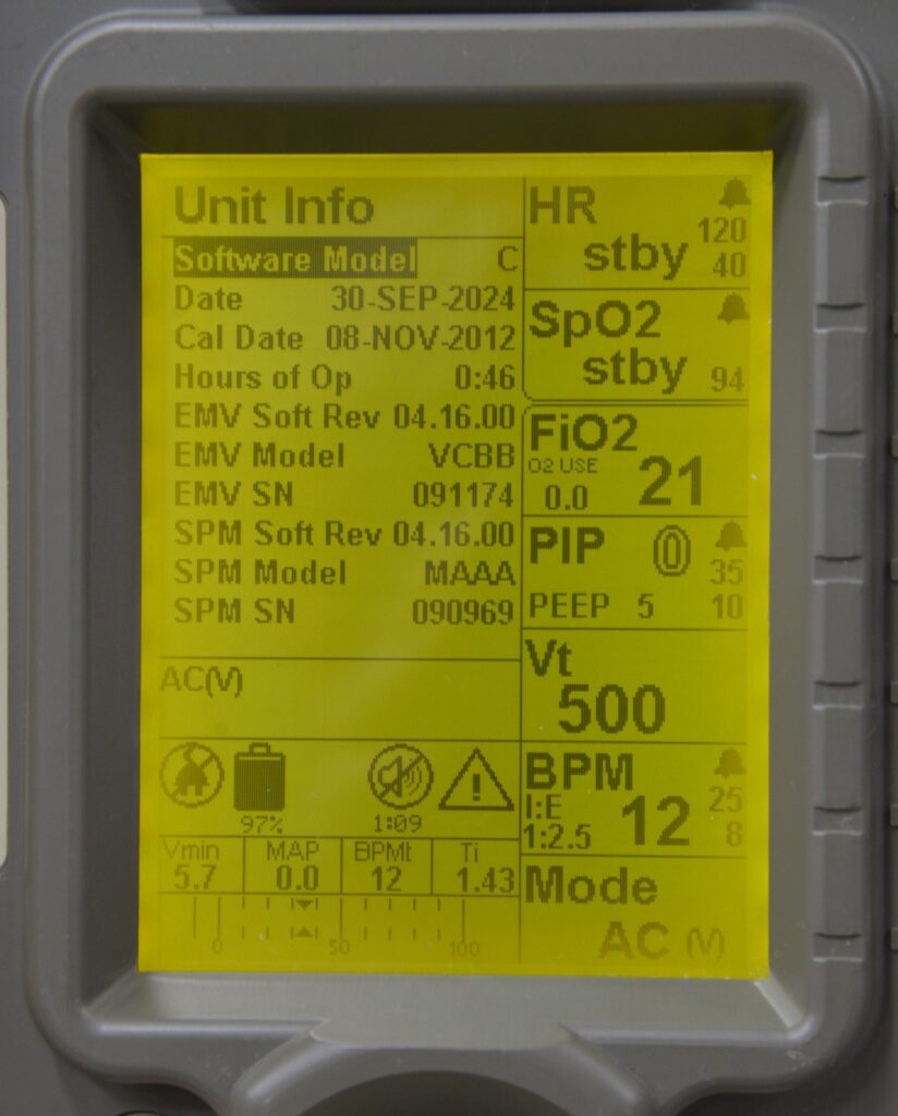 Zoll Impact Uni-Vent 731 EMV+ Ventilator – Rhino Trade LLC