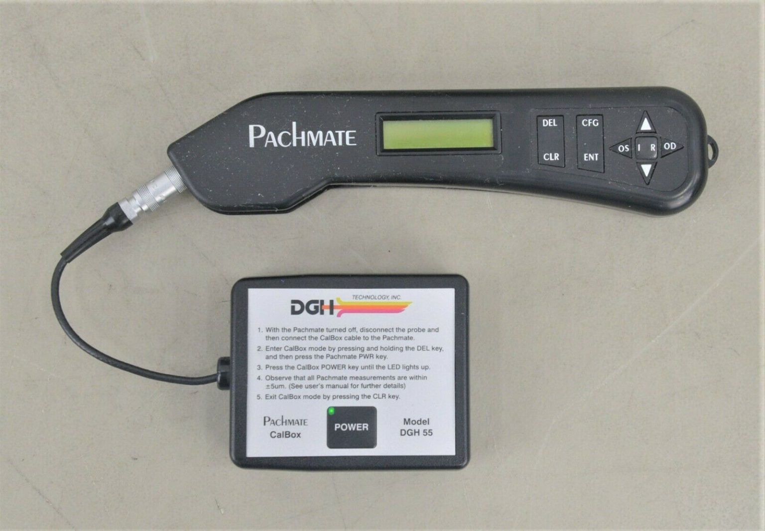 DGH Technology DGH 55 Pachmate Digital Ultrasonic Pachymeter w/ CalBox & Case – Rhino Trade LLC