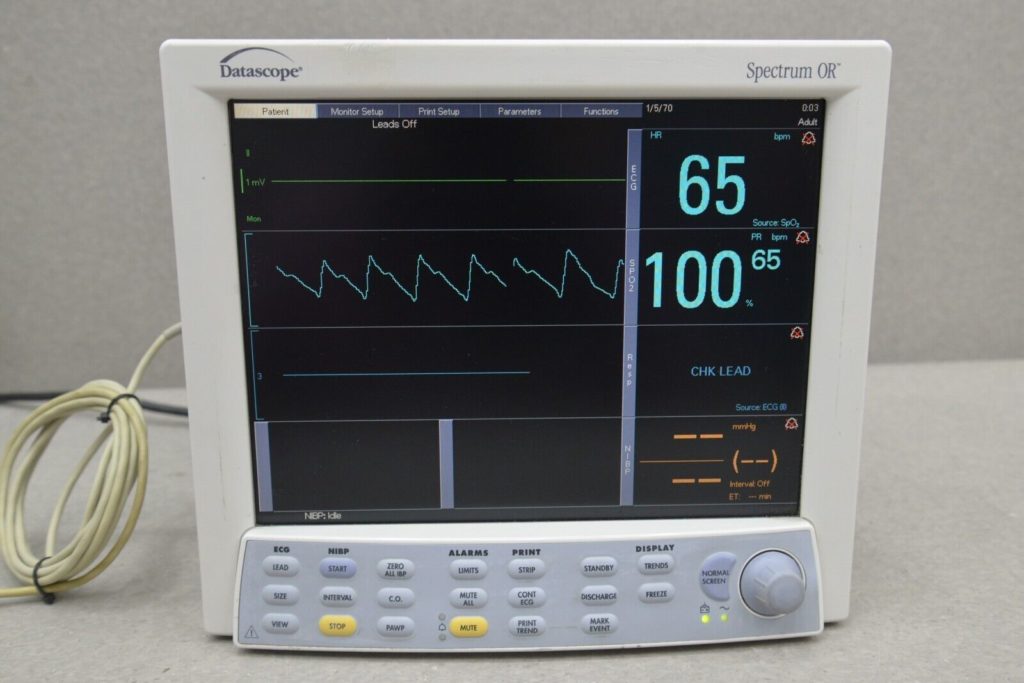 Datascope Spectrum OR Patient Monitor REF 0998-00-0500-1006A – Rhino ...