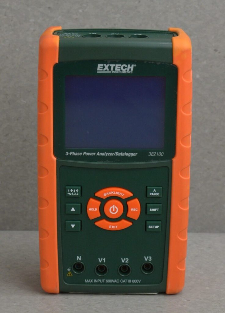 Extech Instruments 382100 3-Phase Power Analyzer/Datalogger Kit – Rhino ...