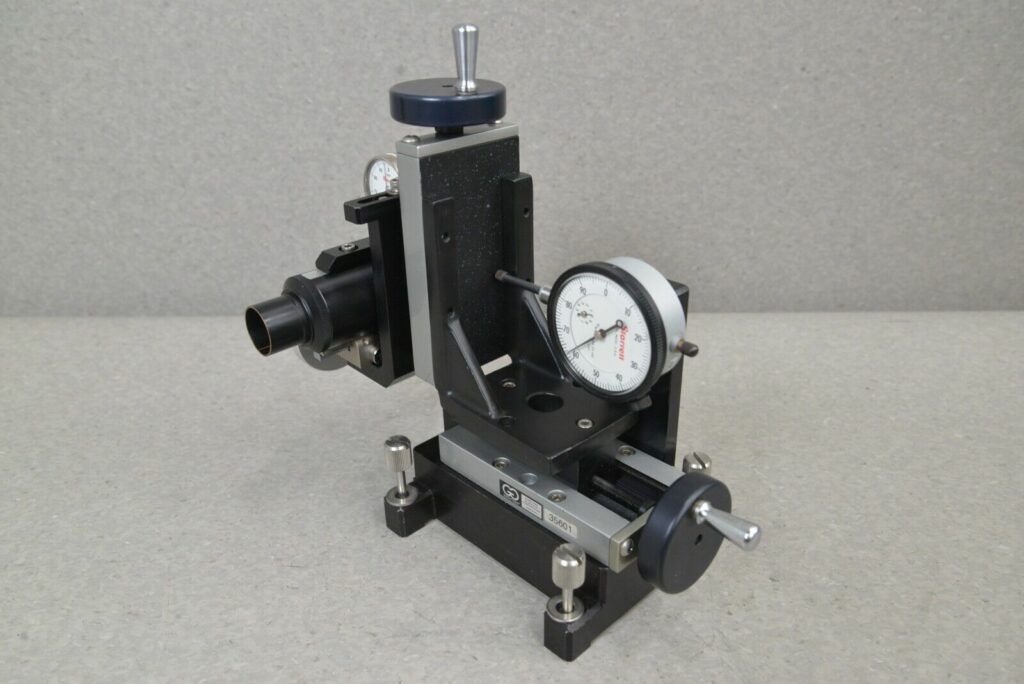 Gaertner Scientific Microscope Stage Support Base Level Dial Indicator ...