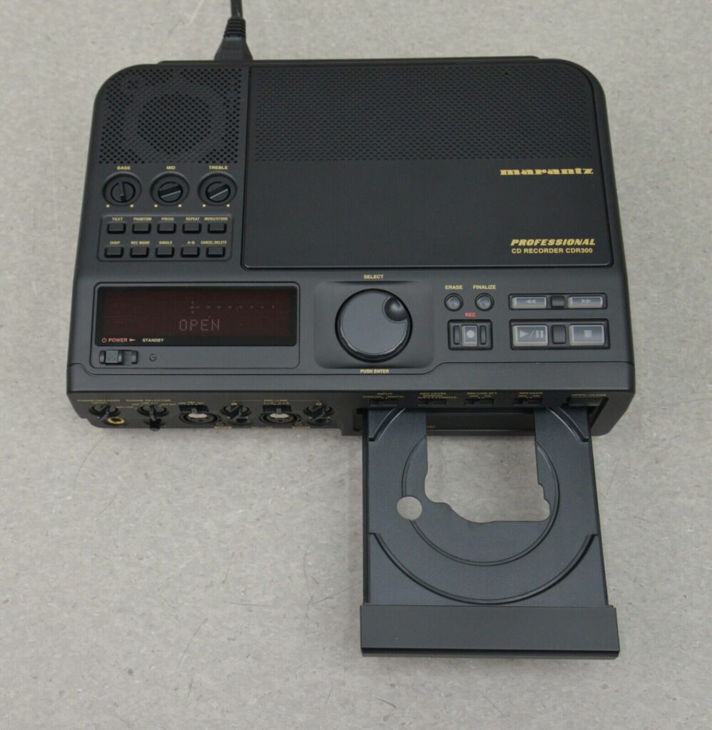 Marantz CDR300/U1B Professional CD Recorder W/ Audio-Technica AT825 ...