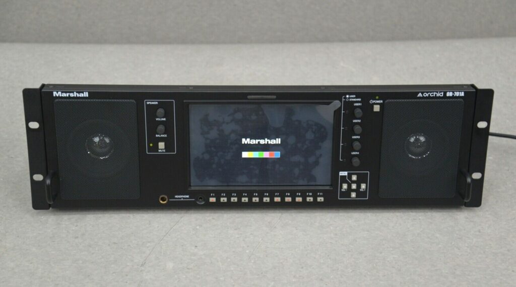 Marshall Orchid OR-701A Full Featured Rack Mount Audio / Video Monitor ...