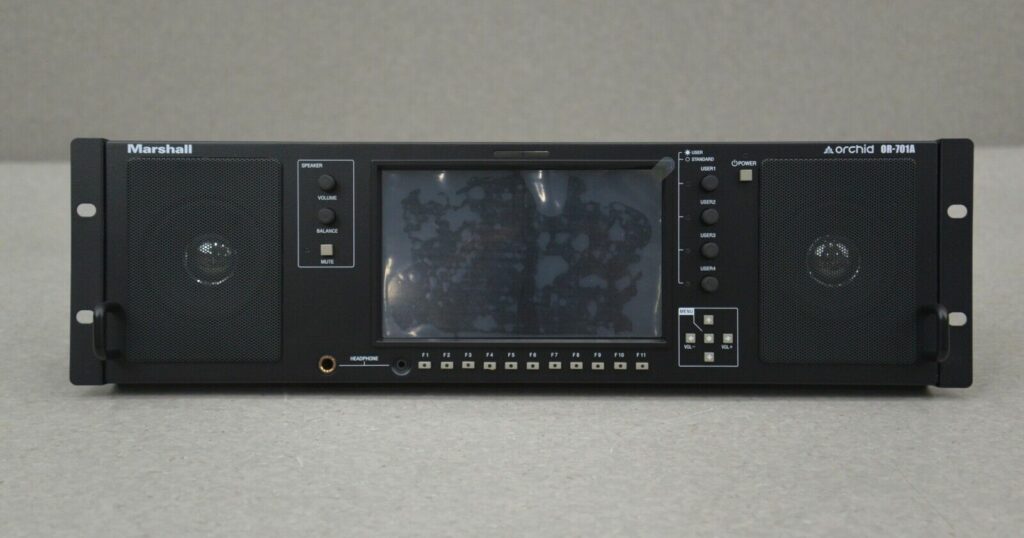 Marshall Orchid OR-701A Full Featured Rack Mount Audio / Video Monitor ...