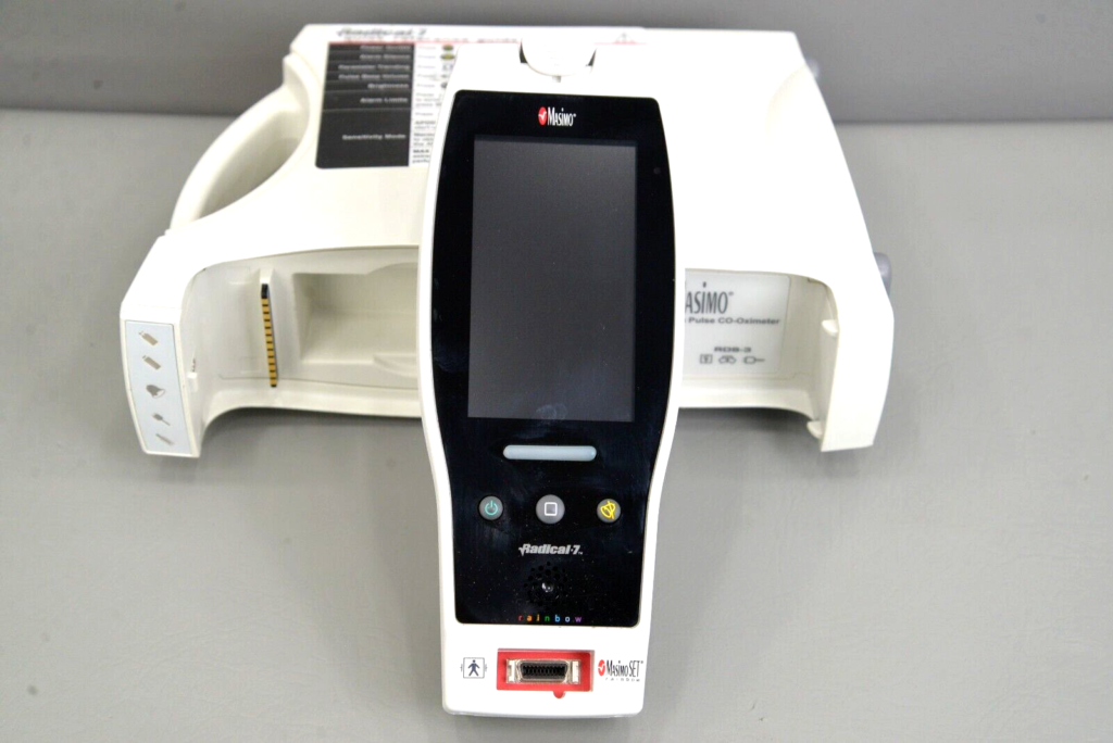 Masimo Radical-7 Touch Screen Signal & RDS-3 Charger Docking Station No ...