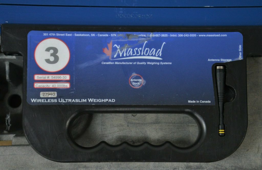 Massload Wireless Ultraslim Wheel Load Scale Pads 40,000 lb Capacity ...