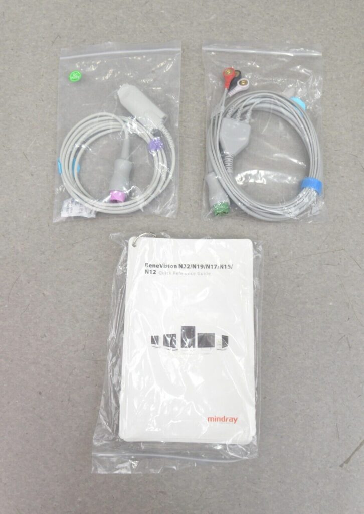 Mindray BeneVision N12 Patient Monitor 6630E-PA00001 W/ SpO2, NIBP, 3 ...
