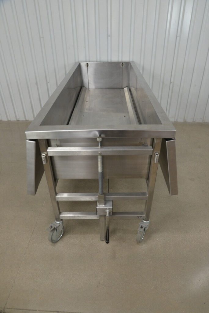 Mortech MFG Stainless Steel Mortuary Crank Elevated Immersion ...