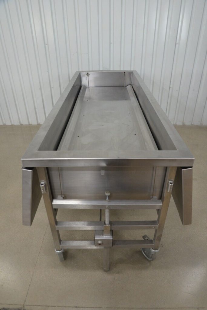 Mortech MFG Stainless Steel Mortuary Crank Elevated Immersion ...