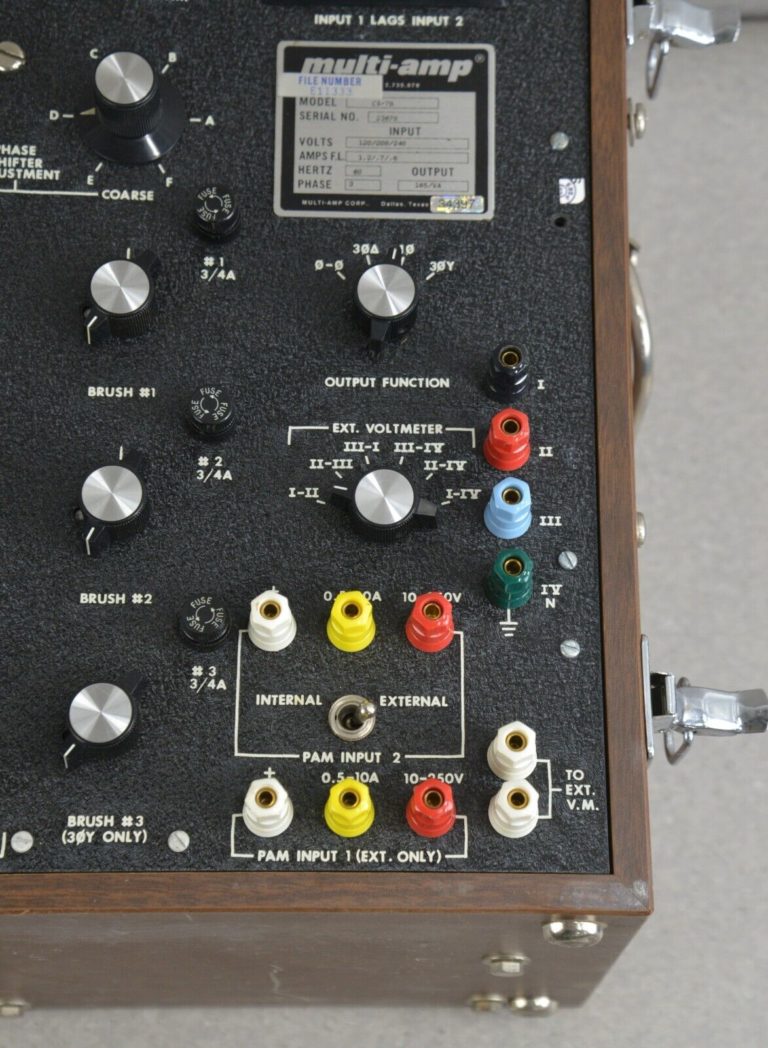 Multi-Amp CS-7B Relay Test Calibrator Digital Phase Shifter Test System ...