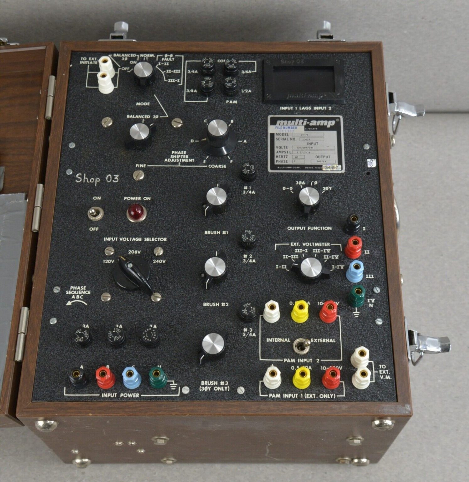 Multi-Amp CS-7B Relay Test Calibrator Digital Phase Shifter Test System ...