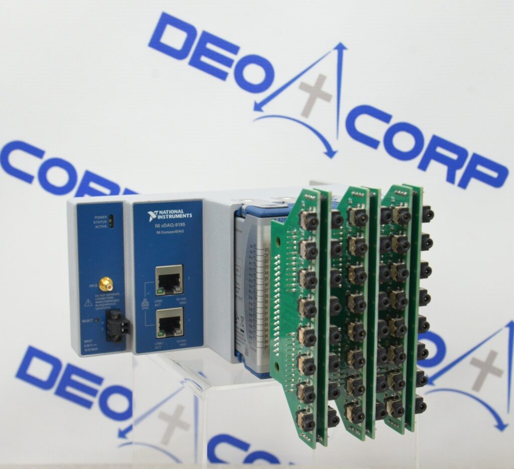 National Instruments NI cDAQ-9185 TSN Ethernet Chassis W/ 3 NI 9205 ...