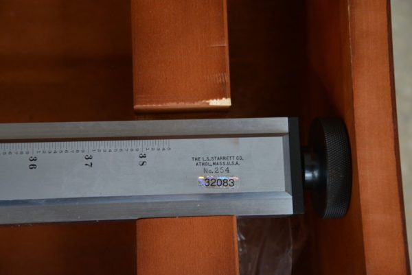 New Starrett Cat.254 Master Vernier Height Gage 0"-38" Measurement 0. ...