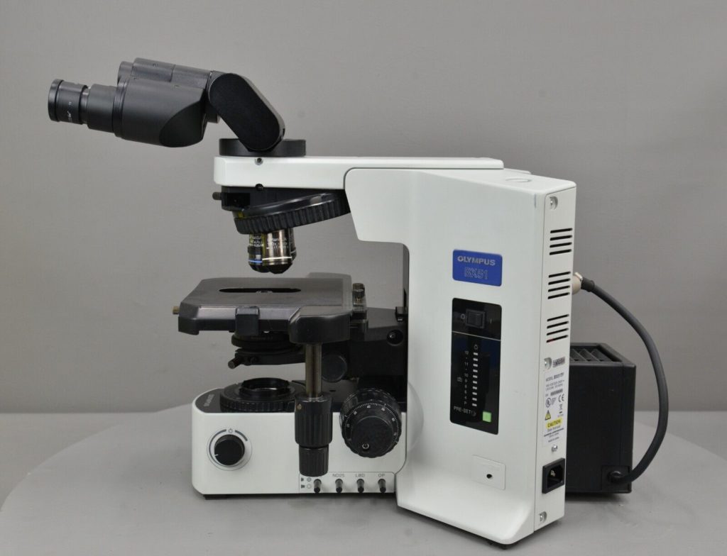 Olympus BX51 Upright Microscope BX51TF w/ 40x & (2) 100x Objectives – Rhino Trade LLC
