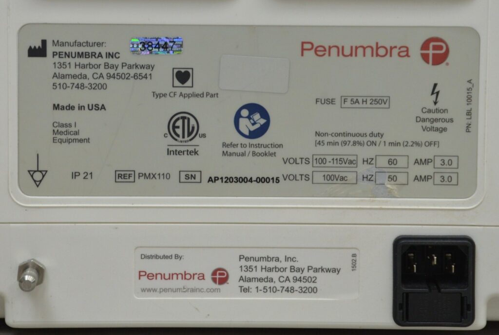 Penumbra PMX110 Aspirator Vacuum Pump – Rhino Trade LLC