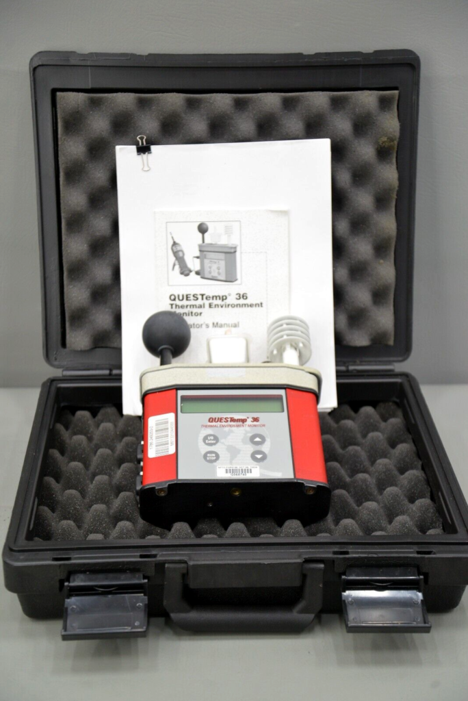 Quest Technologies QuestTemp 36 Thermal Environment Monitor Revision 1. ...