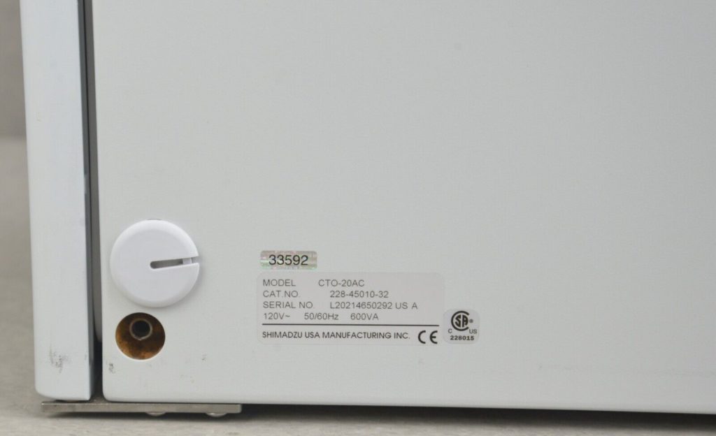 Shimadzu CTO-20AC Prominence Column Oven – Rhino Trade LLC