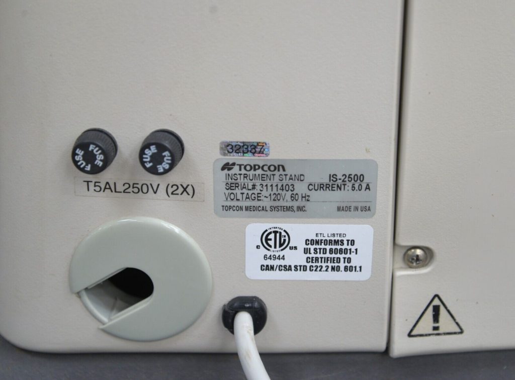 TopCon IS-2500 Ophthalmic Instrument Stand – Rhino Trade LLC