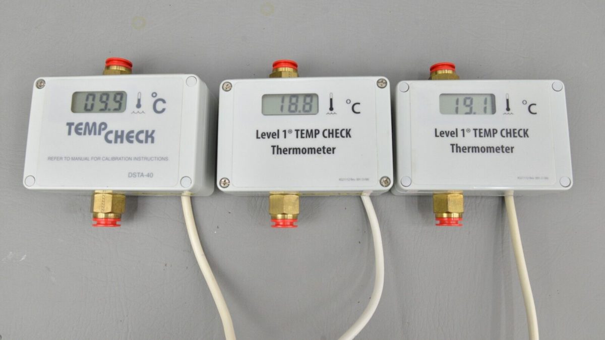 3 Smiths Medical DSTA-40 Temp Check Thermometer Calibrating Lev.1 Fluid ...