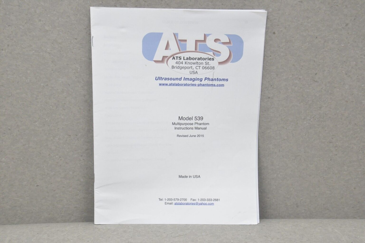 ATS 539 Multipurpose Phantom Imaging & Carrying Case – Rhino Trade LLC