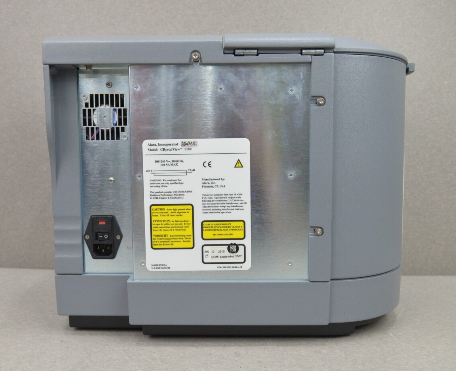 Alara CrystalView T100 Portable Radiography X-Ray Imaging Processor System – Rhino Trade LLC