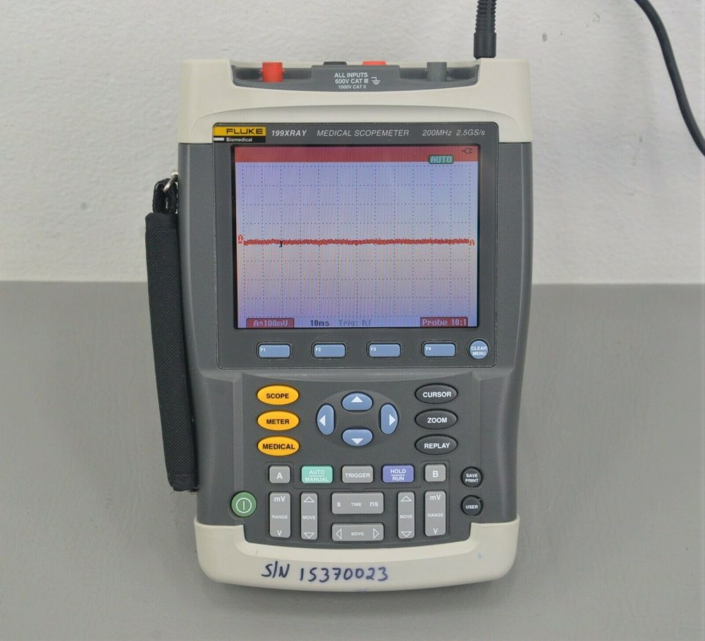 Fluke 199XRAY Medical Scopemeter Dual-Input Oscilloscope 200MHz 2.5GS/s ...